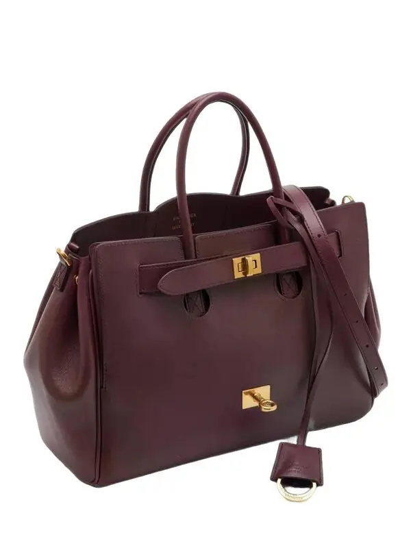 Balenciaga Small Bel Air Tote Bag - Red