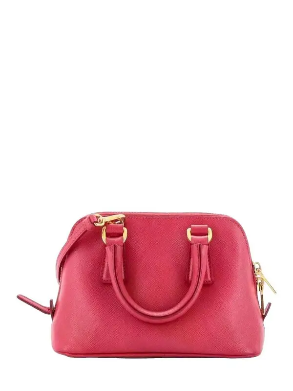 Prada Saffiano Leather Mini Crossbody Bag - Pink