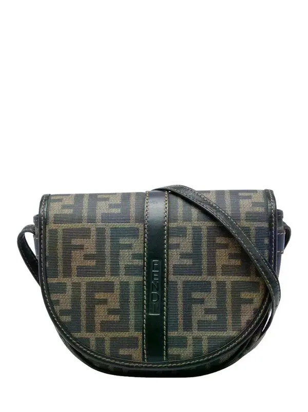 Fendi 20th Century Zucca Canvas Crossbody Bag - Brown
