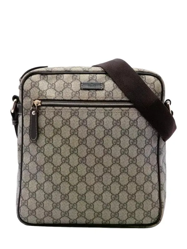 Gucci Gg Supreme Crossbody Bag - Neutrals