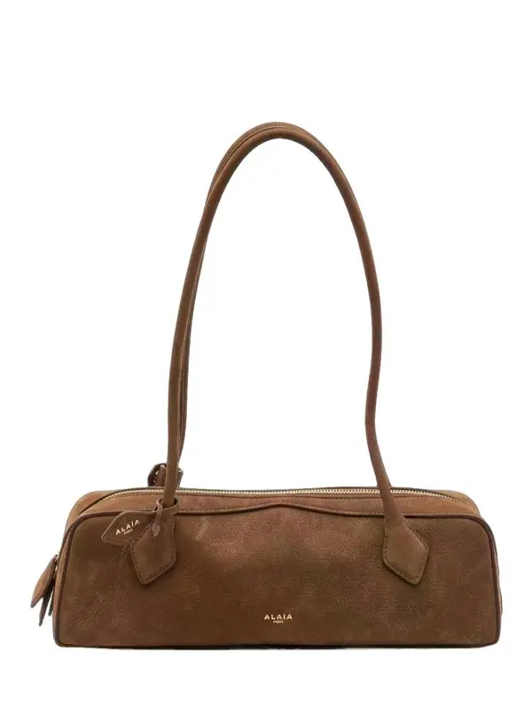 Alaïa Le Teckel Leather Tote Bag - Brown