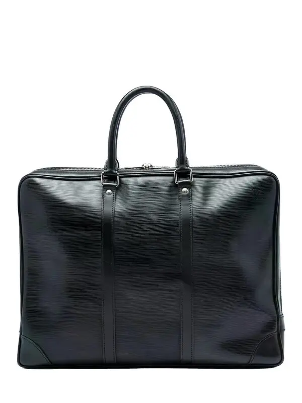 LOUIS VUITTON 2011 Epi Porte Documents Voyage Business Bag - Black