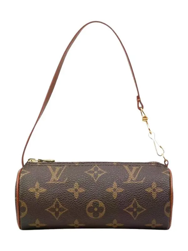 LOUIS VUITTON 1990-2010 Monogram Papillon Pochette Handbag - Brown