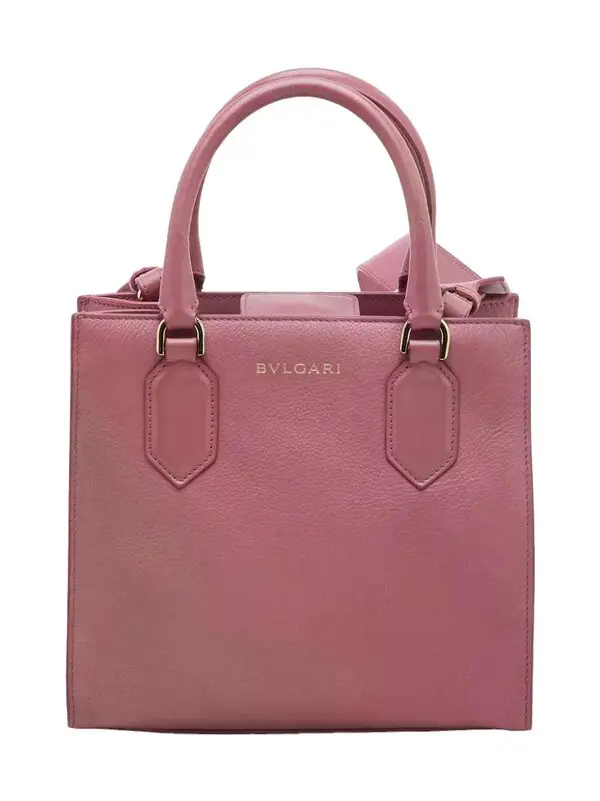 BVLGARI Small Logo Tote Bag - Pink