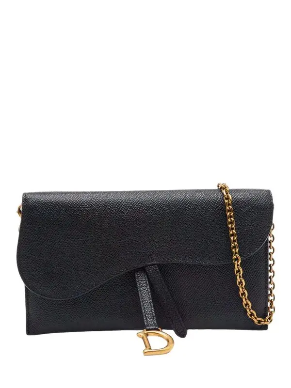 Dior Saddle Chain Shoulder Bag - Black