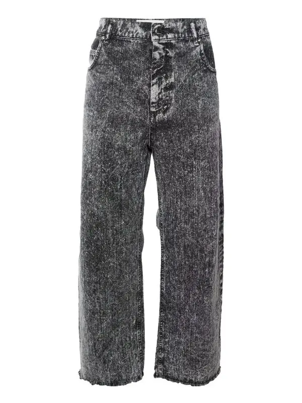 Marni Belt-loop Straight-leg Jeans - Grey
