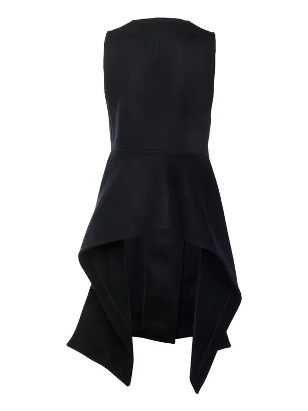 Marni Sleeveless High-low Coat - Black