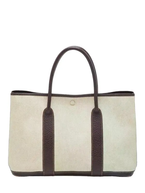 Hermès 2002 36 Garden Party Shoulder Bag - Neutrals