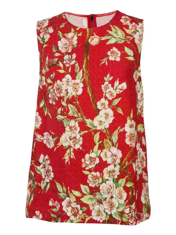 Dolce & Gabbana Sleeveless Blouse - Red