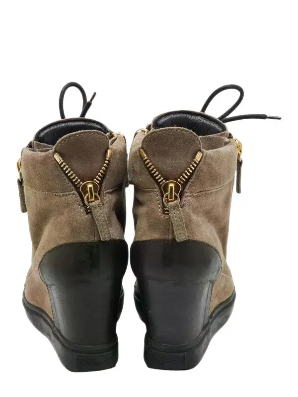 GIUSEPPE ZANOTTI Lorenz Wedge Sneakers - Neutrals