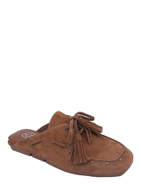 Ash Bavaria Studded Mule - Chestnut