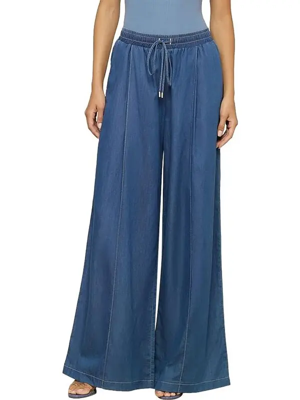 L'Agence Connie High Rise Drawstring Trouser Jeans - Cherokee
