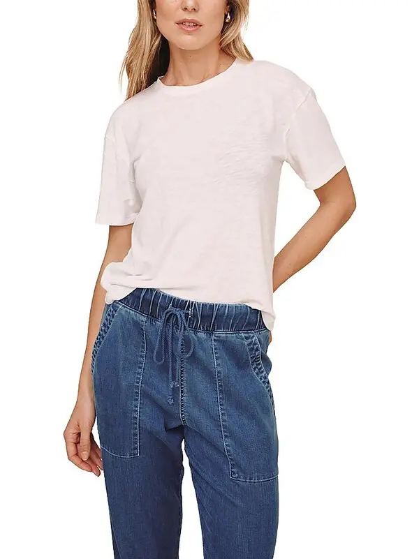 Bella Dahl Relaxed Crewneck Tee - White