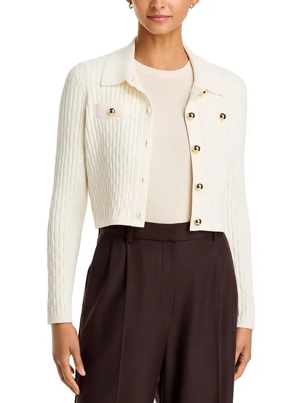 TOCCIN Posie Collared Jacket - Ivory