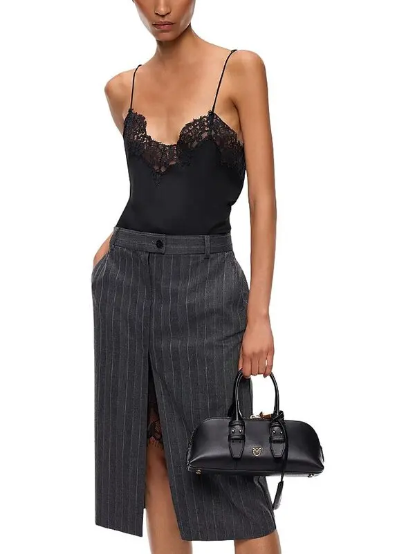 Pinko Arneis Mixed Media Dress - In