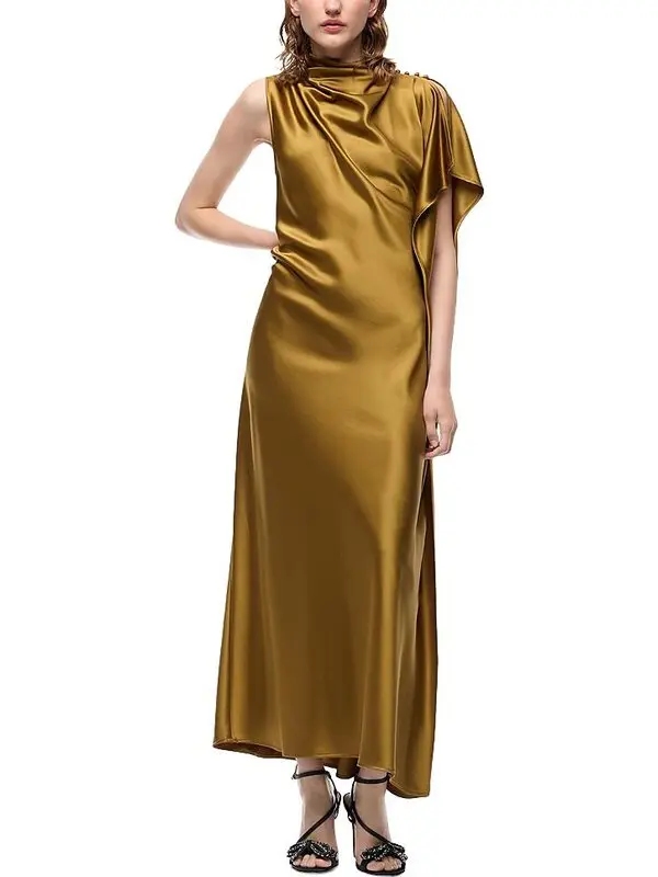 Pinko De Tomaso Satin Maxi Dress - U
