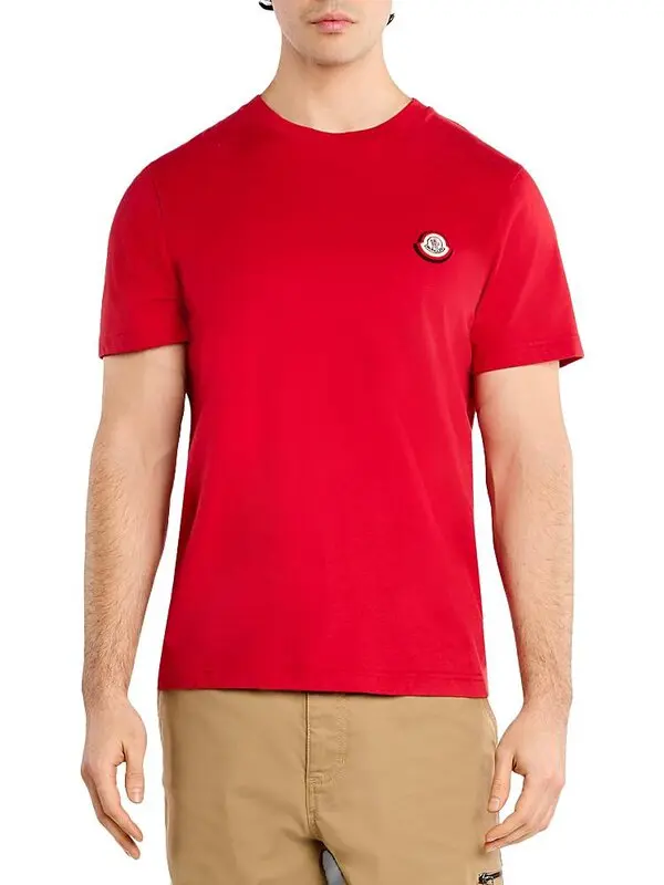 Moncler Cotton Short Sleeve Logo Tee - Samba