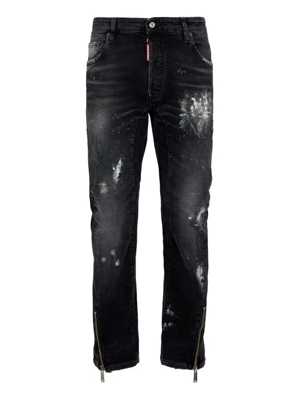 Dsquared2 Moldy Peaches Biker Jeans - Black