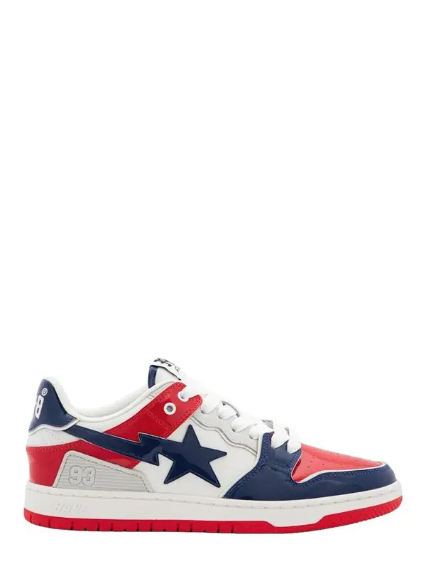 A BATHING APE Sk8 Sta #2 Sneakers - Red