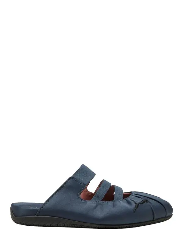 PUMA Speedcat Mule Satin Ballerina Flat - Blue Gray/soft Clay