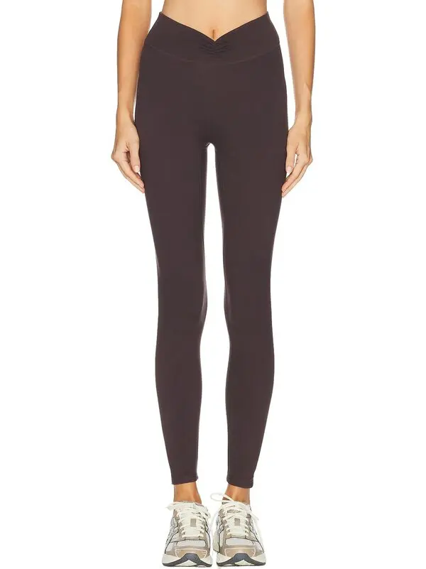 437 The Scrunch Legging In Chocolate - Espresso