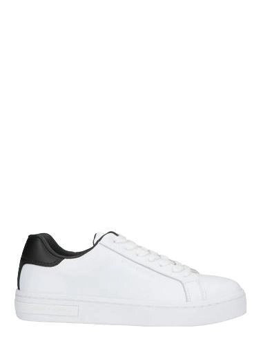 Armani Exchange Cow Leather Low-top Sneakers - White
