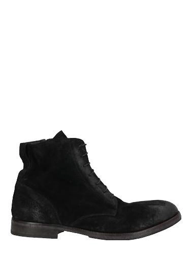 Moma Ankle Boots Suede Leather - Black