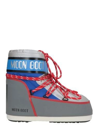 Moon Boot Textile And Synthetic Ankle Boots - Silver
