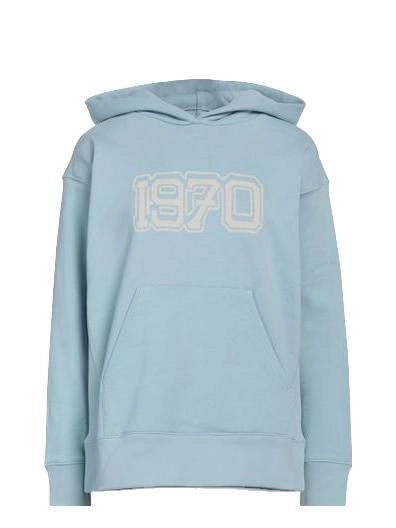Kenzo Cotton Sweatshirt With Hood - Blue