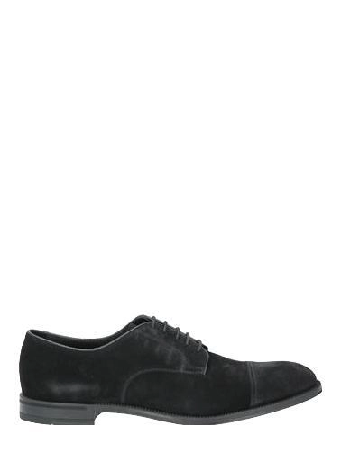 DOUCAL'S Suede Derby Shoes - Black