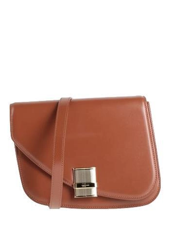 FERRAGAMO Leather Cross Body Bag - Brown