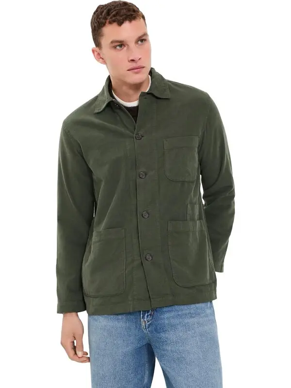 Universal Works Bakers Fine Cord Jacket - Olive