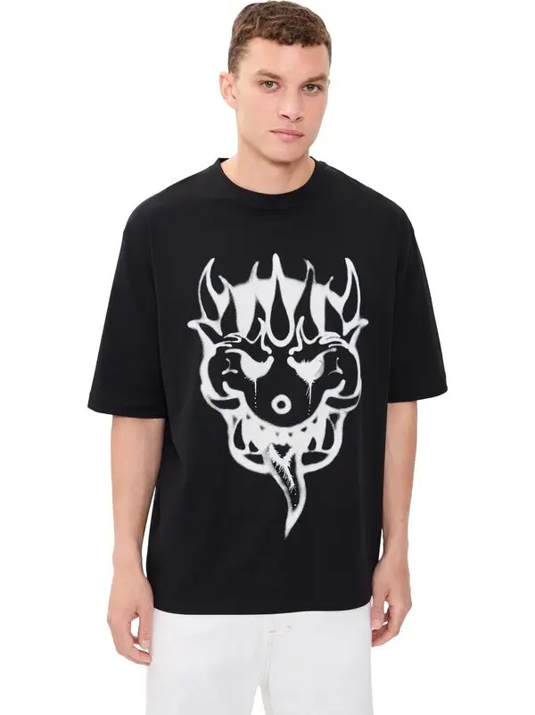 Y3 Graphic Tee - Black