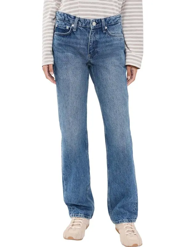 Rag & Bone Harlow Slim Straight Jeans - Candice