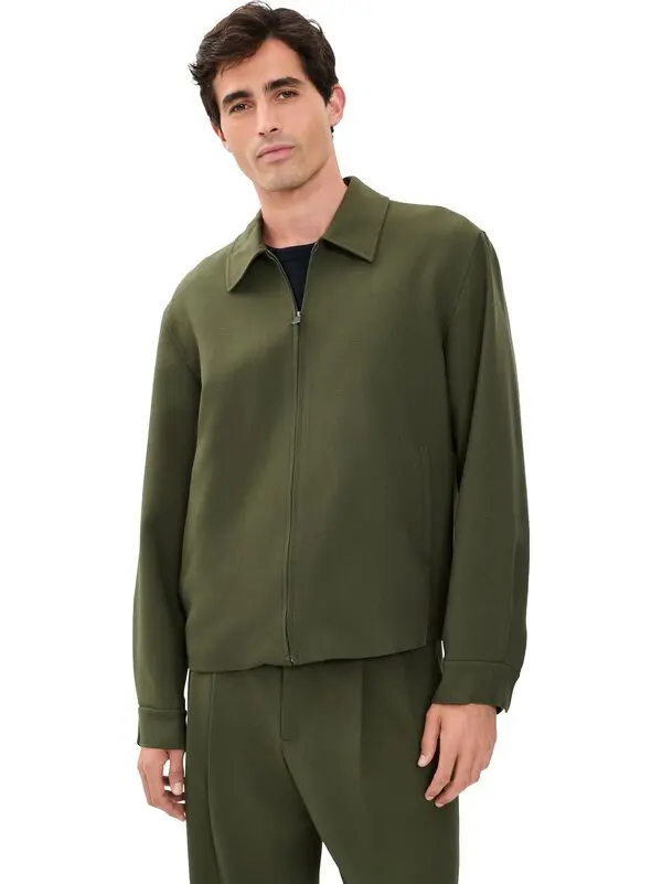 Simkhai Sidney Blouson Jacket - Dark Olive
