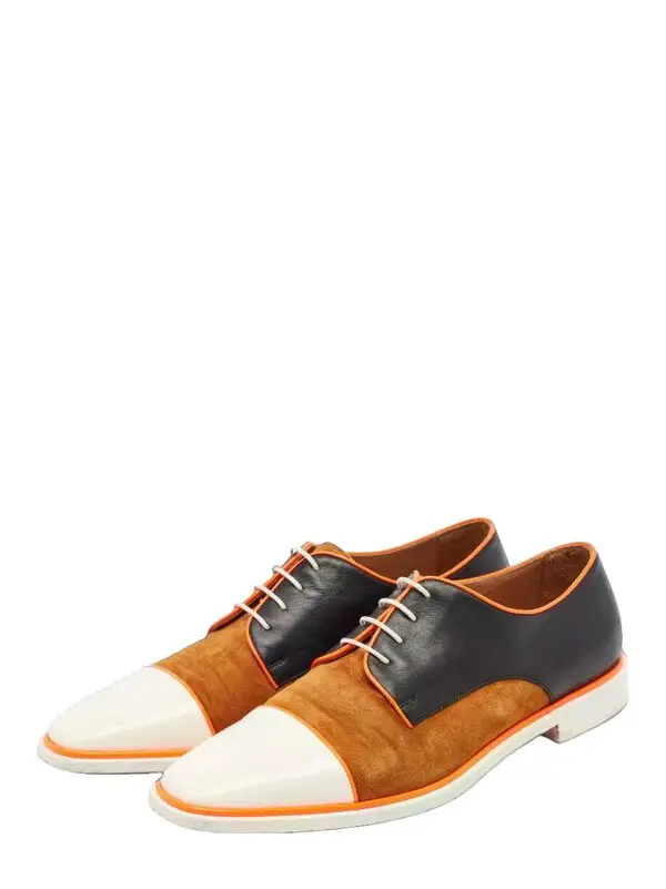 CHRISTIAN LOUBOUTIN Grego Leather Derby Shoes - Black