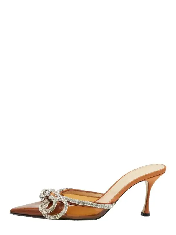 Mach & Mach Double Bow Mules - Brown