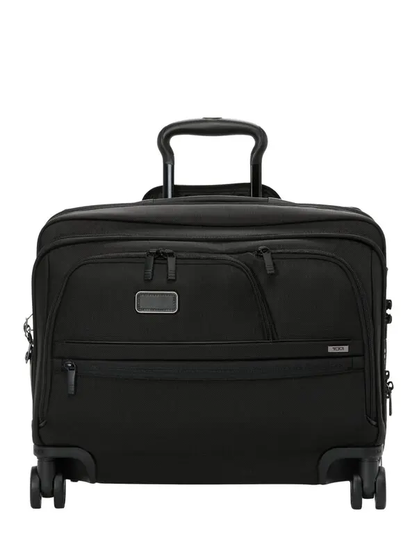 Tumi Alpha 4 Deluxe Expandable Wheeled Briefcase - Black