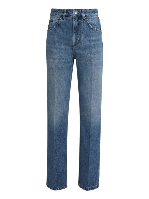 Victoria Beckham Julia Straight Jeans - Blue
