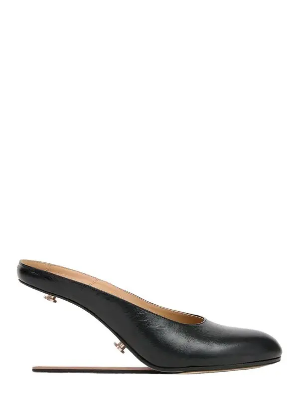 MAISON MARGIELA Plexi Wedge Mules - Black