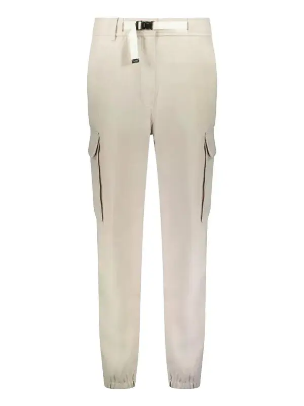 MOORER Belted Cargo Track Pants - Neutrals