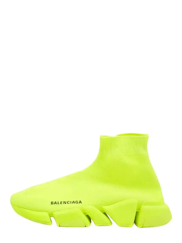 Balenciaga Speed Trainer High Top Sneakers - Yellow