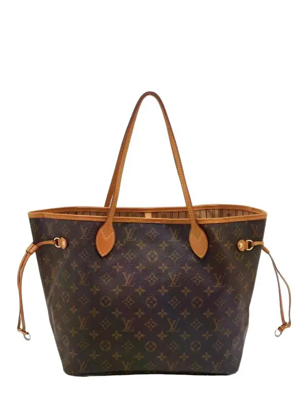 LOUIS VUITTON Neverfull Monogram Tote Bag - Brown