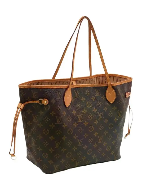 LOUIS VUITTON Neverfull Monogram Tote Bag - Brown