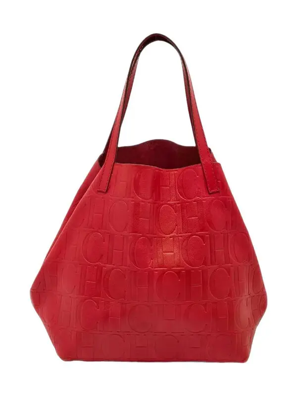 Carolina Herrera Matryoshka Monogram Tote Bag - Red
