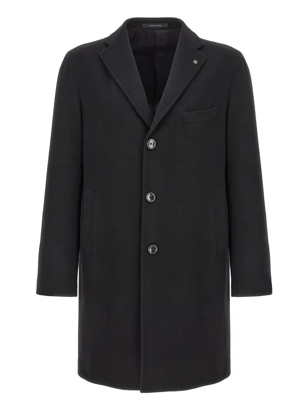 Tagliatore Single-breasted Tailored Coat - Black