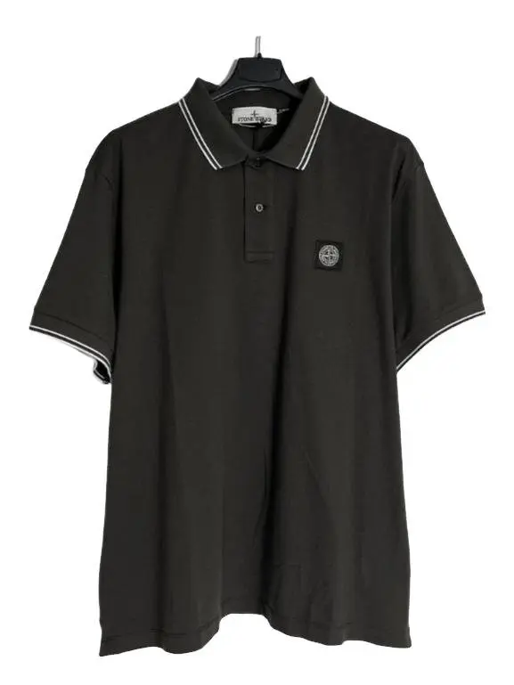 Stone Island Short-sleeved Polo Shirt - Leaden