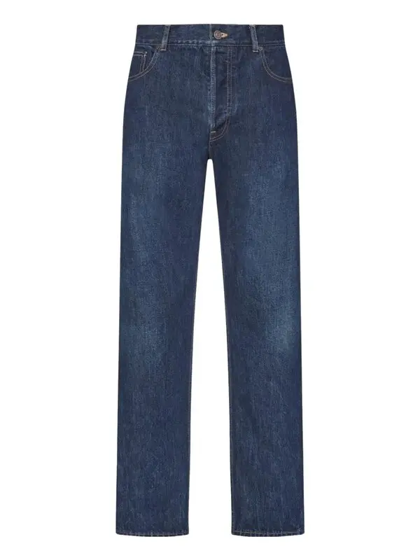 THE ROW Mid-rise Straight Leg Jeans - Medium Indigo