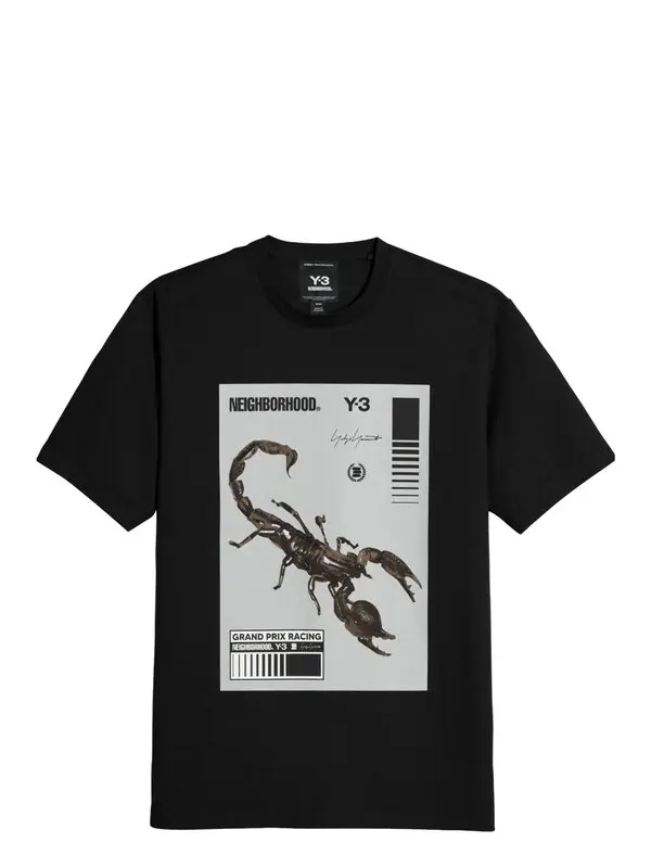 Y3 Scorpion Graphic T-shirt - Black