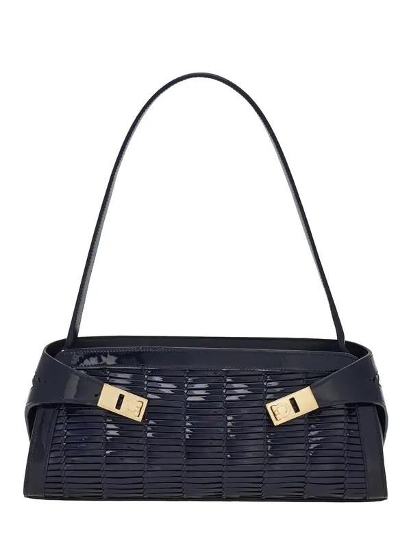 FERRAGAMO East-west Hug Shoulder Bag - Blue